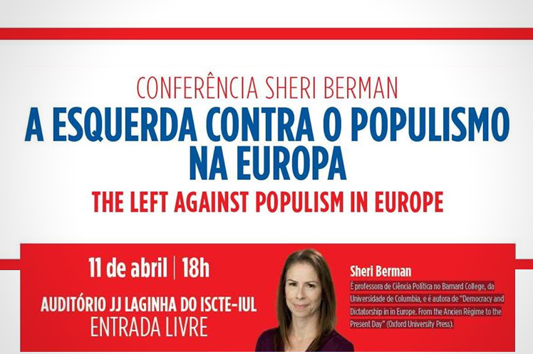Conferência com Sheri Berman | Partido Socialista